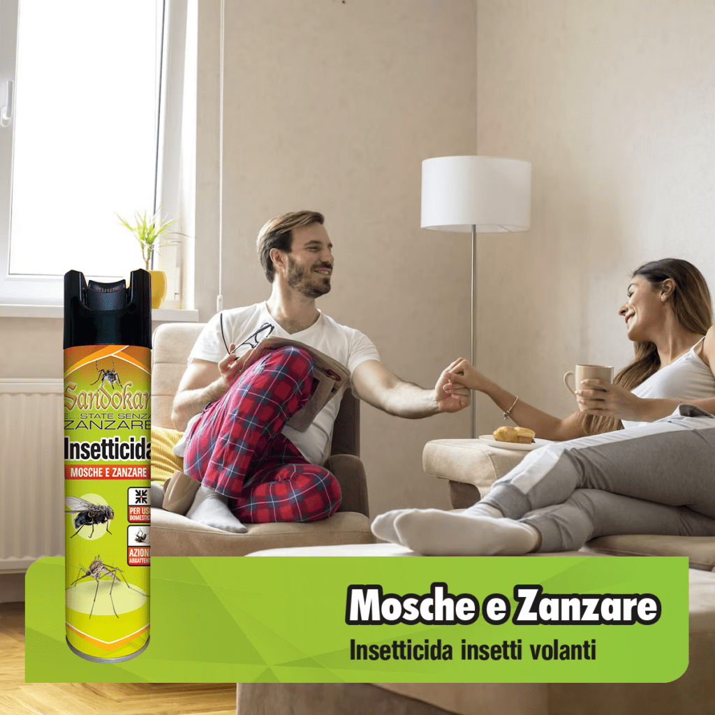 INSECTICIDE SPRAY FOR FLIES AND MOSQUITOES FOR INDOORS - Sandokan