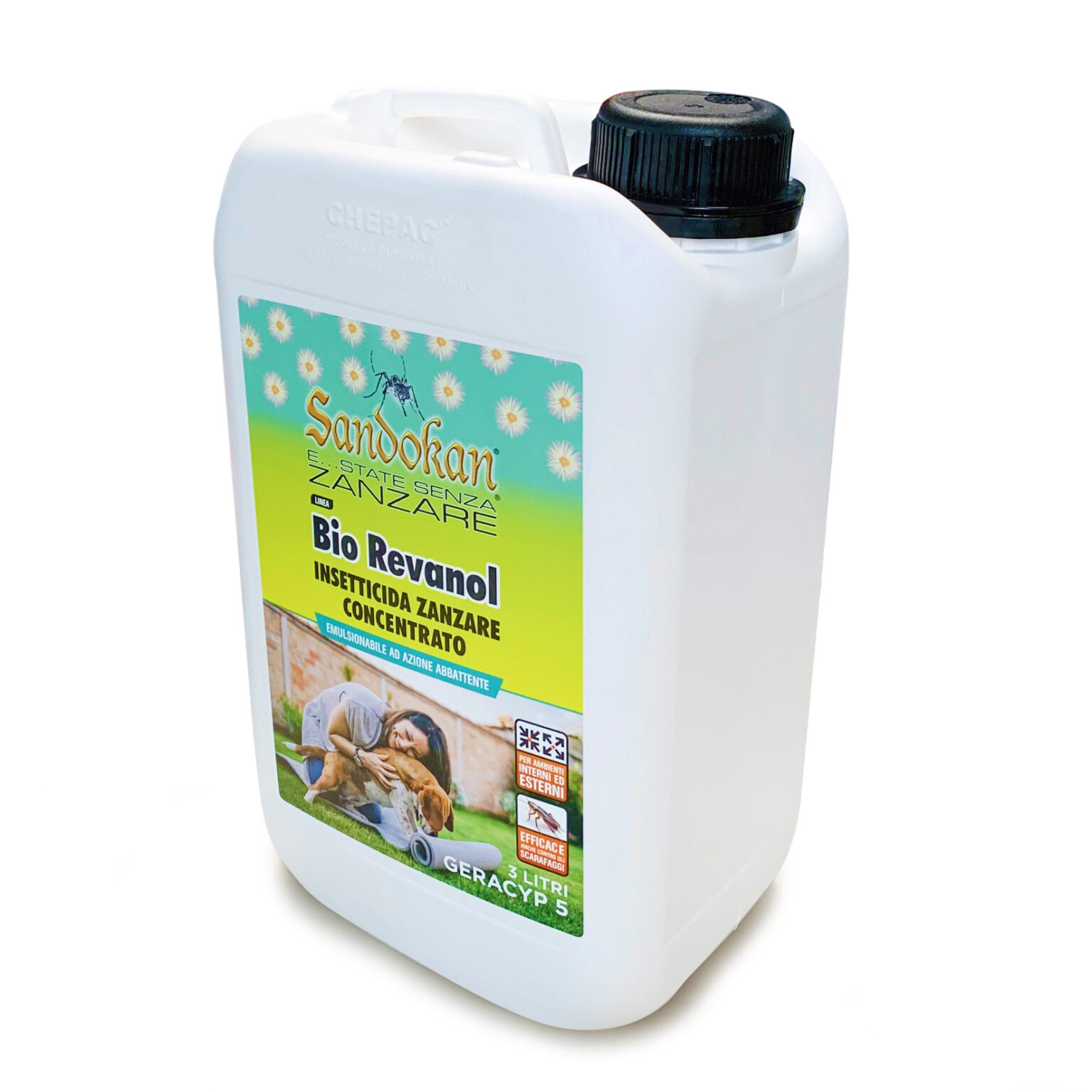 Concentrated Bio Revanol Insecticide 3 liters PLUS Formula 10% - Sandokan
