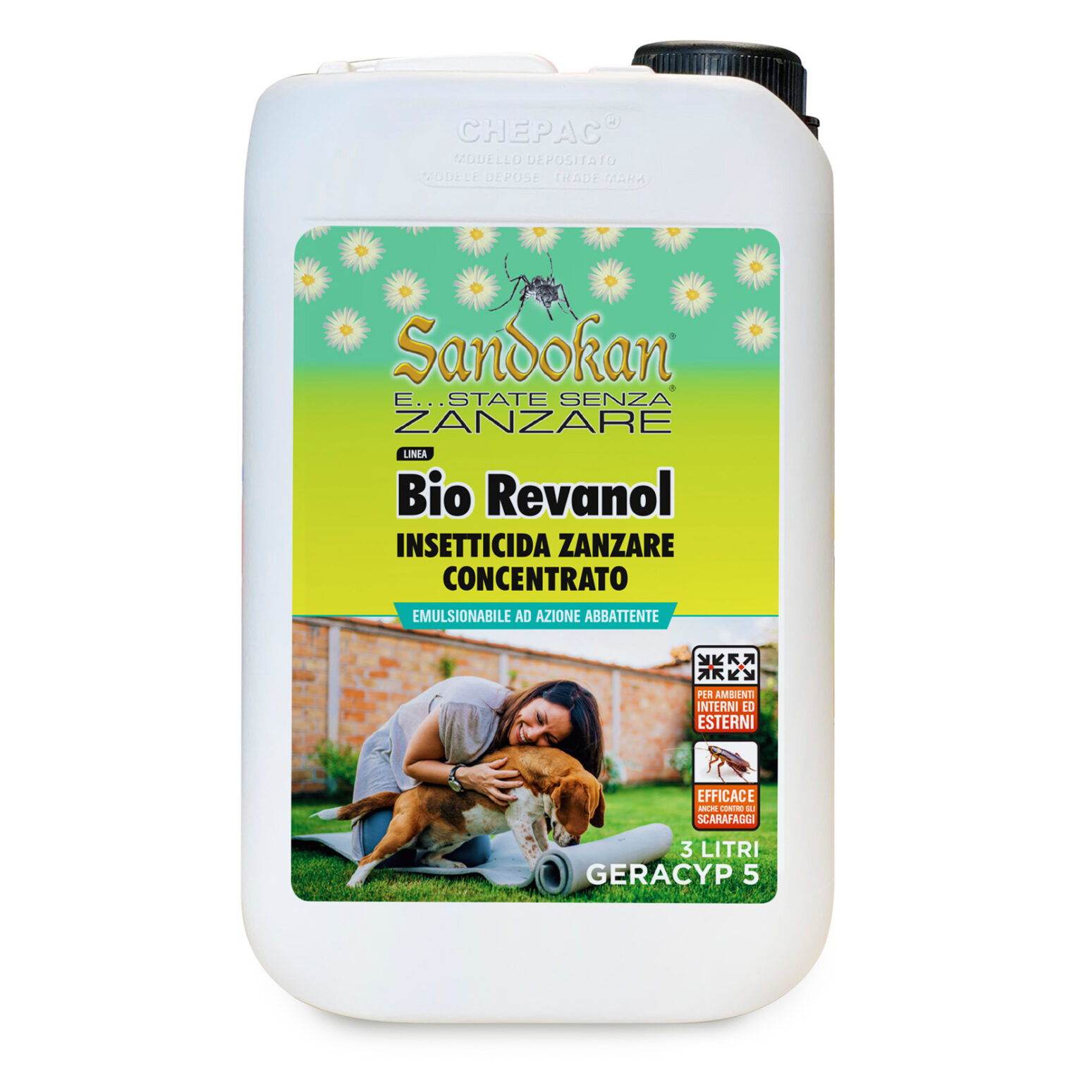 Concentrated Bio Revanol Insecticide 3 liters PLUS Formula 10% - Sandokan