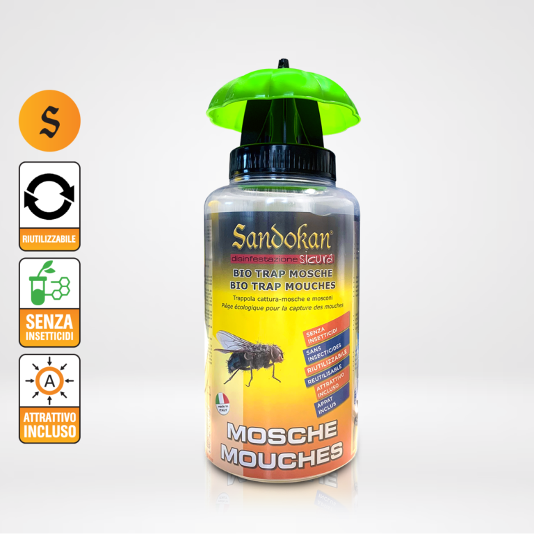 Reusable bio trap against flies and mosquitoes sandokan.com