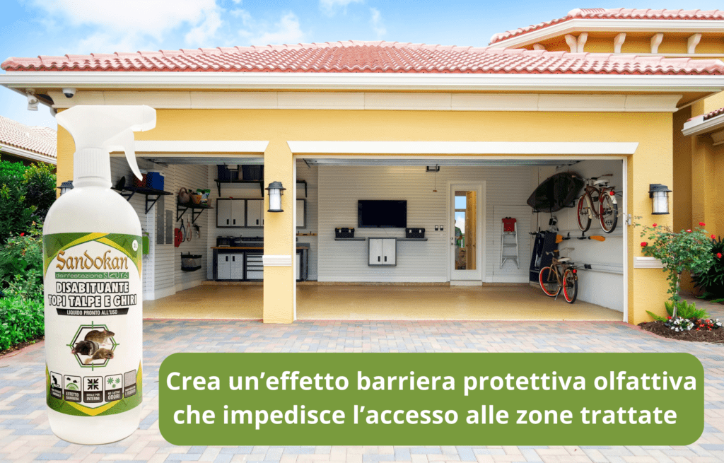 Liquid repellent for mice, moles and dormice - Sandokan