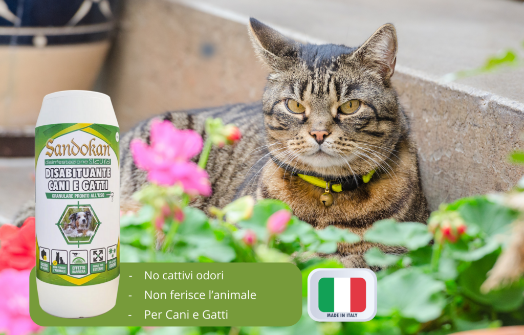 Granular dog and cat repellent - Sandokan